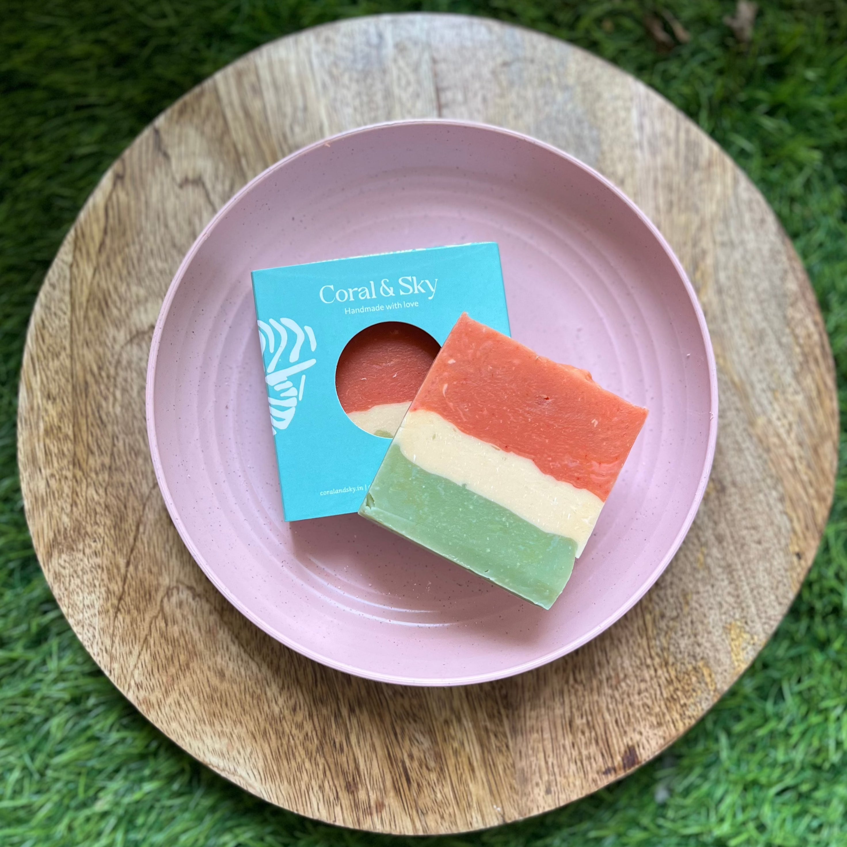 Handmade Soaps – Coral and Sky